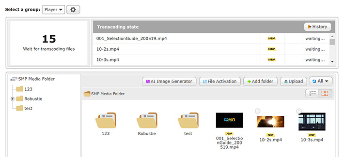 CAYIN CMS User Manuals - File